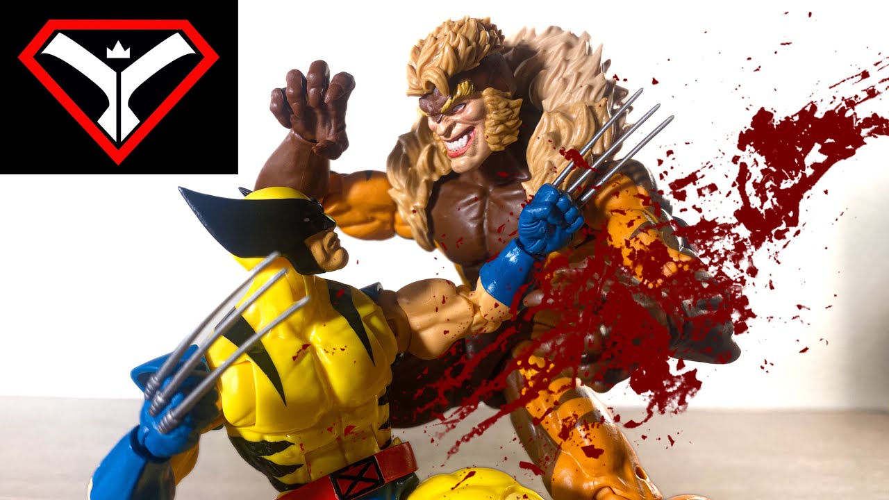 Wolverine Vs Sabertooth Stop Motion Youtube