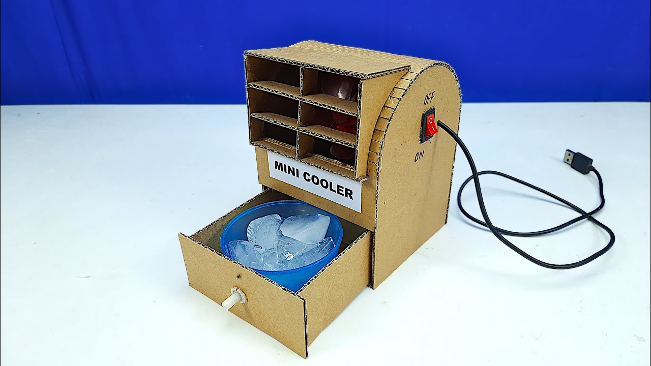 How To Make Mini Cooler Of Cardboard At Tamara Wilson Blog