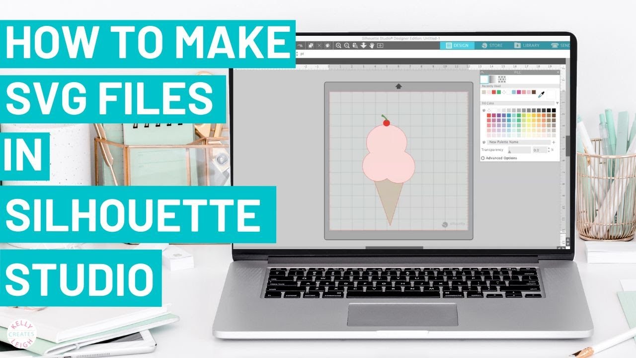 How To Make Svg Files In Silhouette Studio Youtube