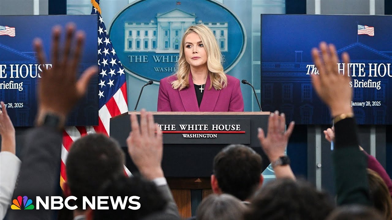 Watch White House Holds Press Briefing Nbc News Youtube