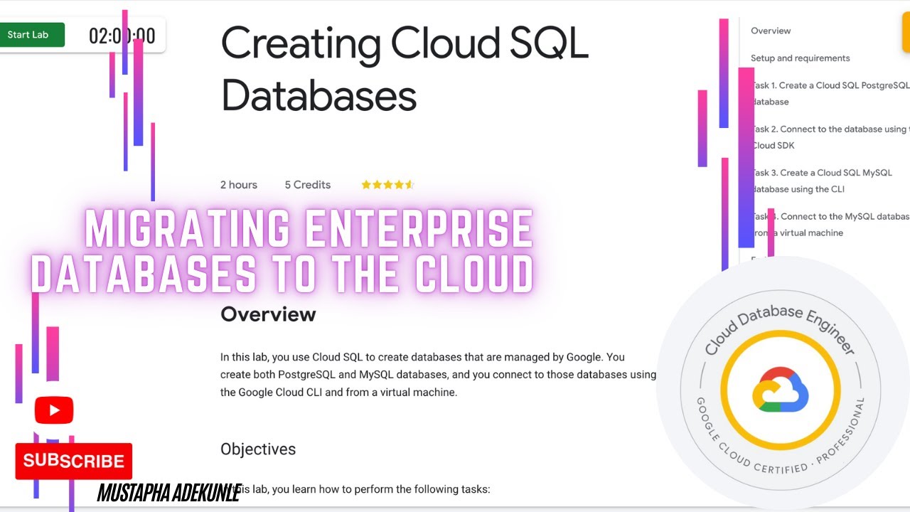 Creating Cloud Sql Databases With Explanation Qwiklabs Google Cloud