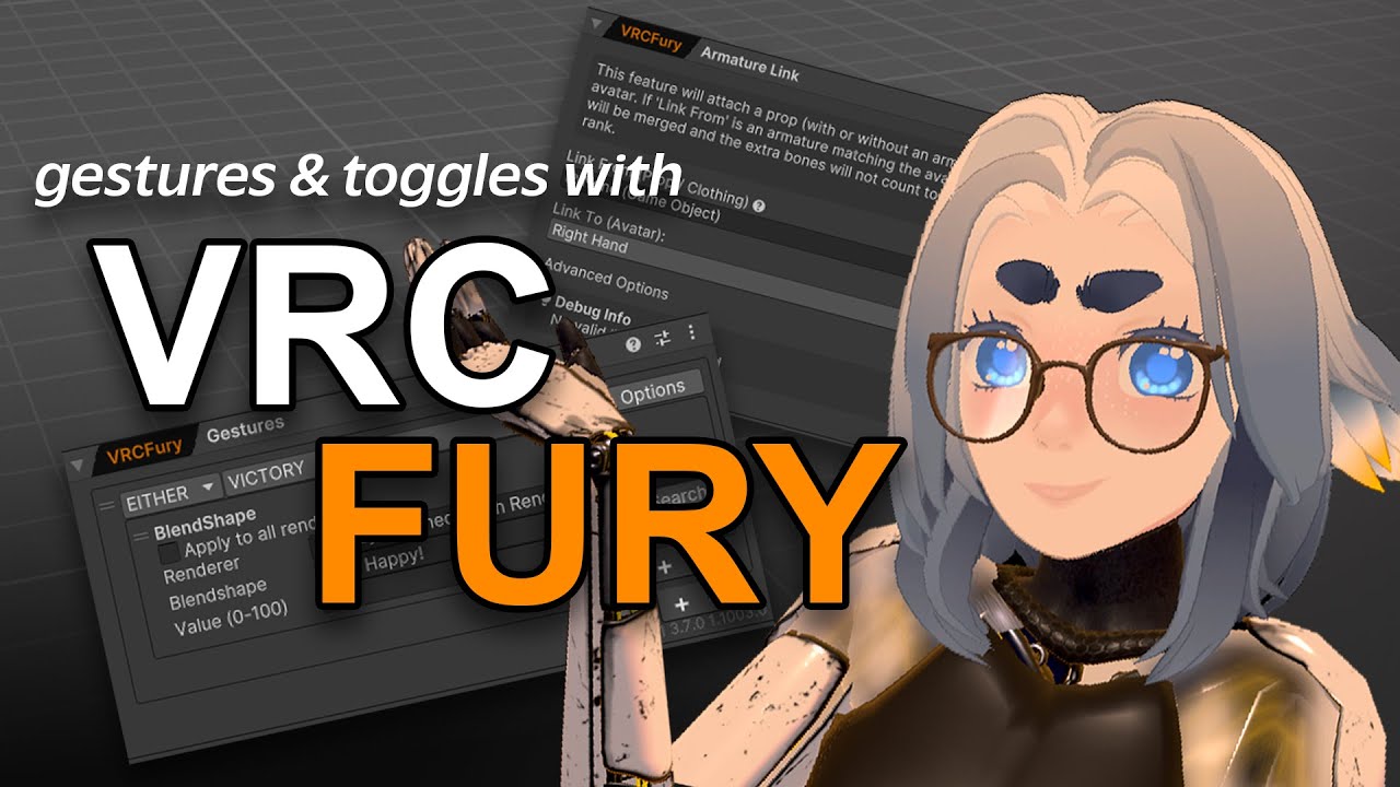 Gestures Props And Toggles With Vrcfury Unity Vrchat Youtube