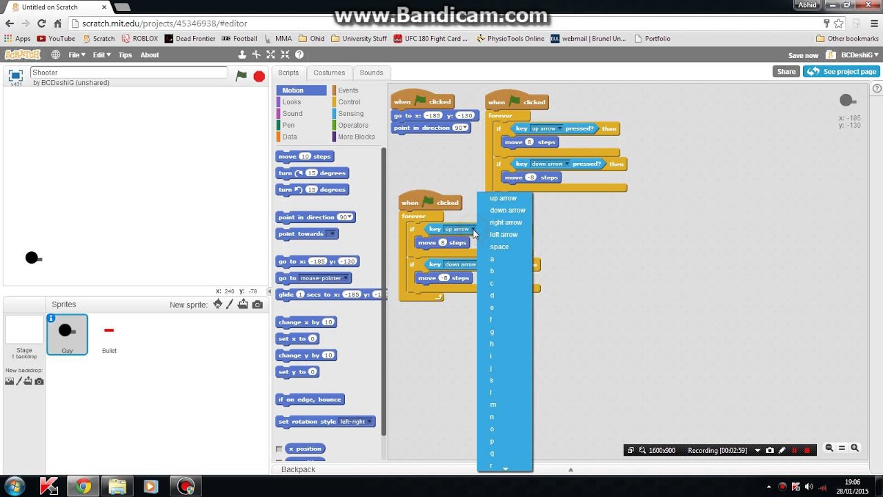 Scratch Tutorial Shooter Youtube