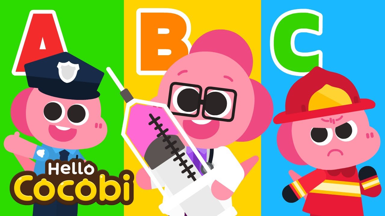 Jobs Abc Song Nursery Rhymes Kids Songs Hello Cocobi Youtube