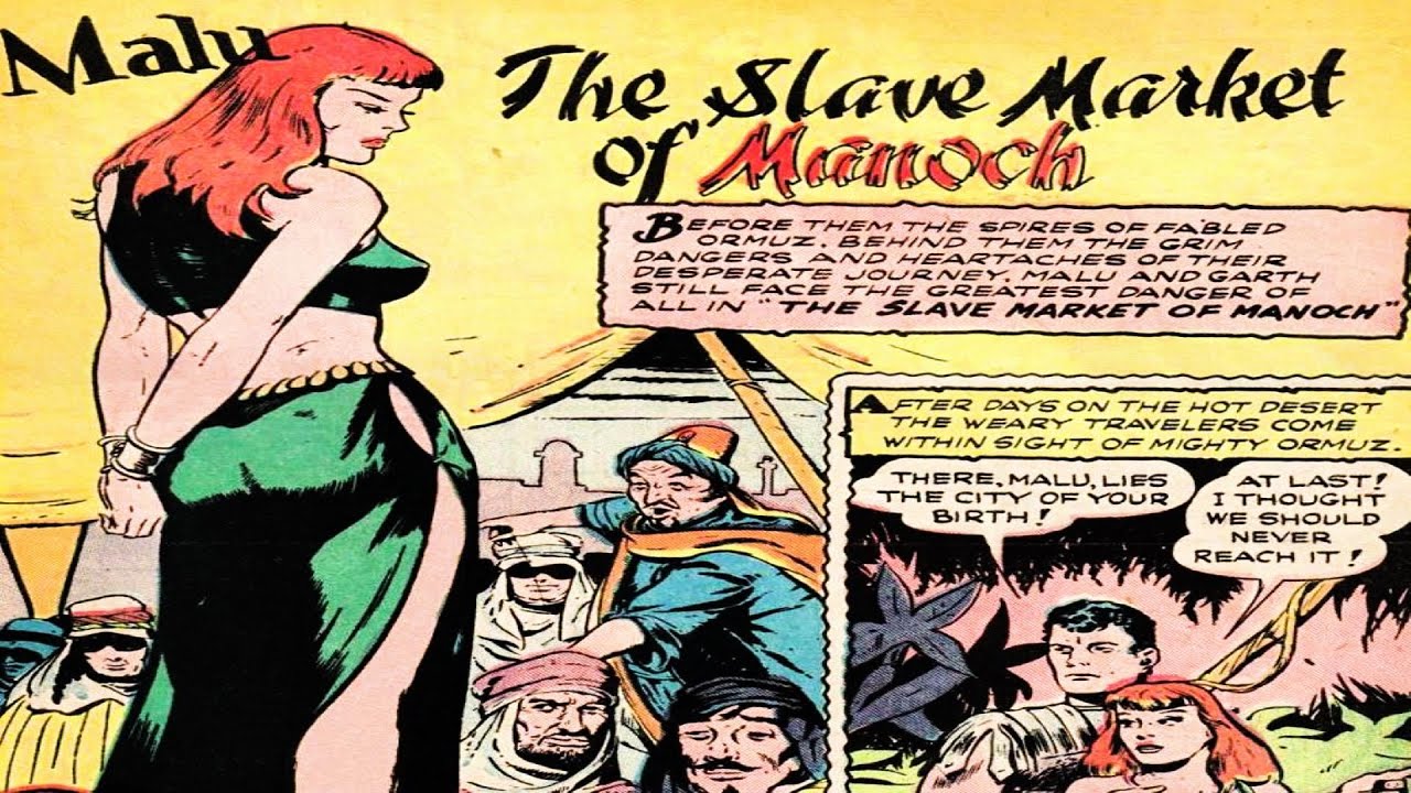Malu Ep 3 The Slave Market Of Manoch Vintage Comics Adventure