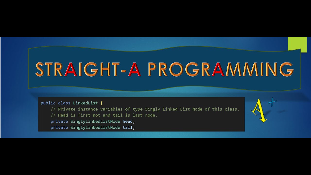 Singly Linked List Java Youtube