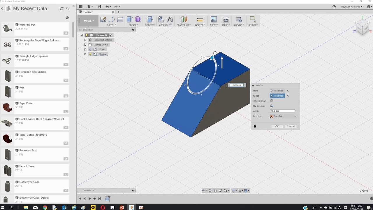 Fusion360 Draft Youtube