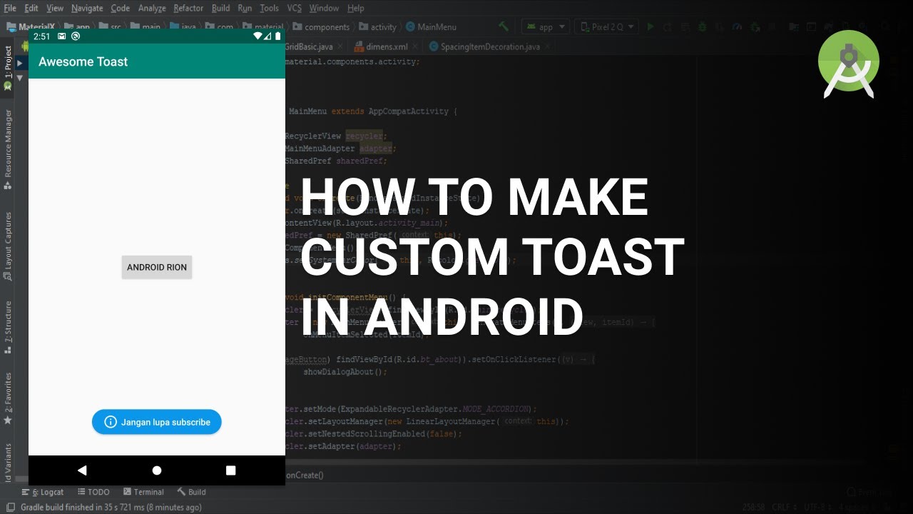 Android Studio Toast On Button Click Strategyposa