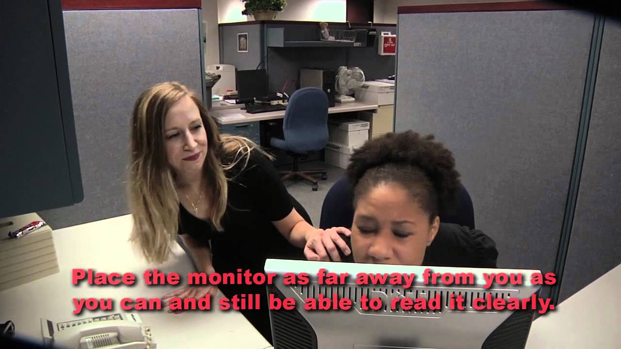 Office Ergonomics Adjusting Your Workstation Youtube