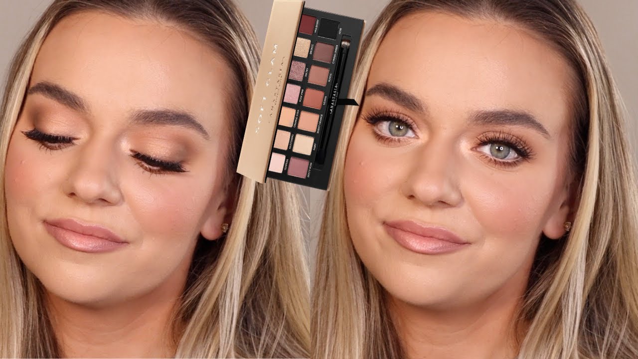 Beginner Everyday Eyeshadow Tutorial Soft Glam Palette Tutorial Youtube