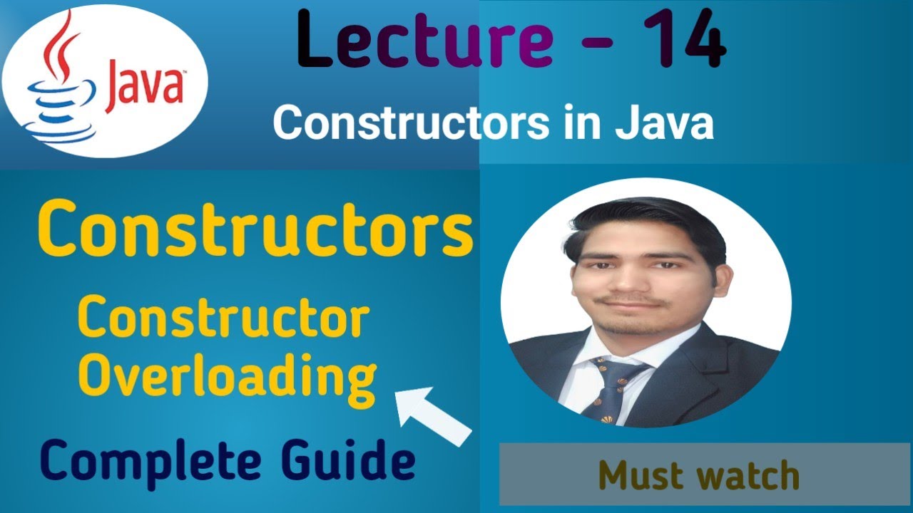 Java Tutorial Constructors In Java Constructor Overloading With