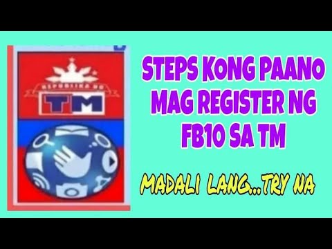 How To Register Fb10 Sa Tm Youtube