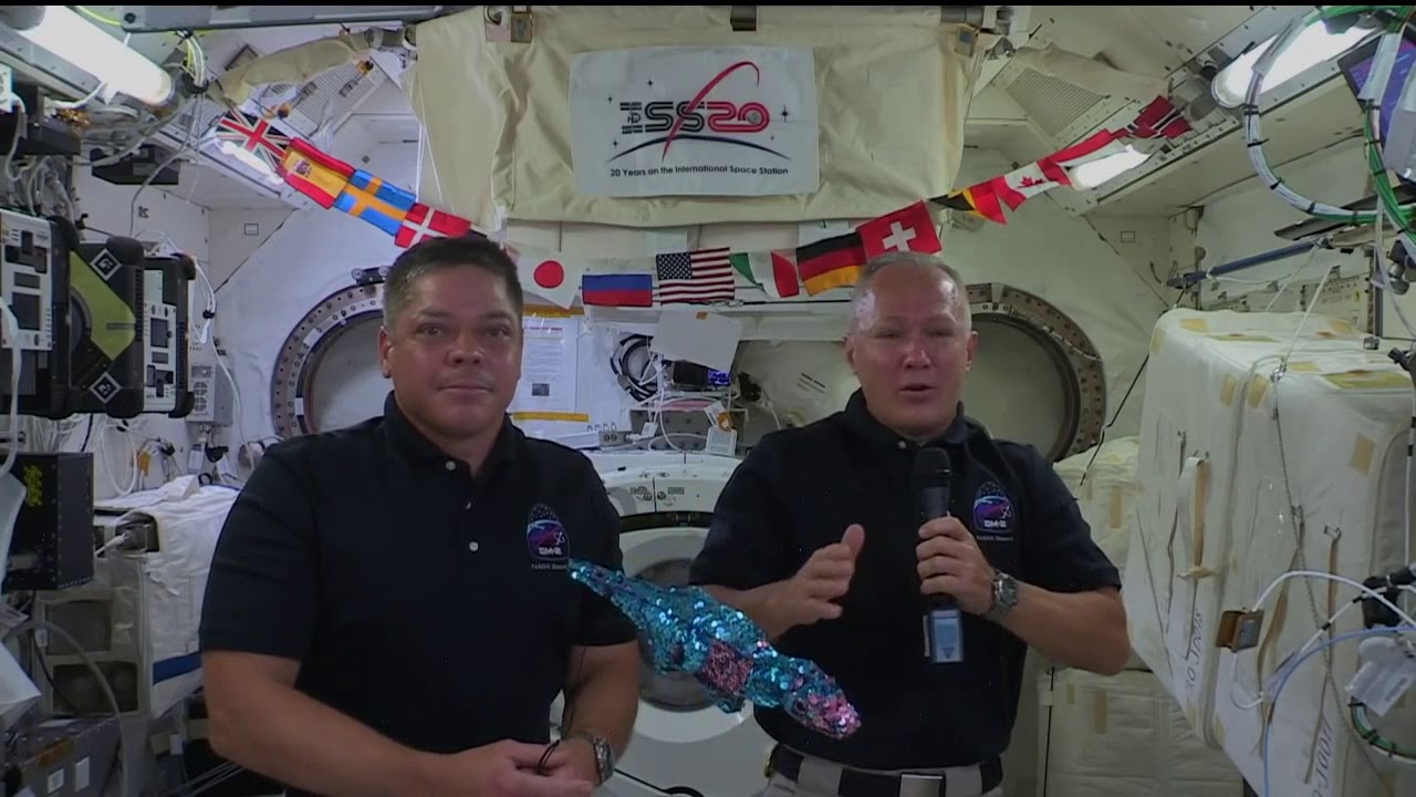 Spacex Nasa After A Week In Space Bob Doug Full Interview From Iss