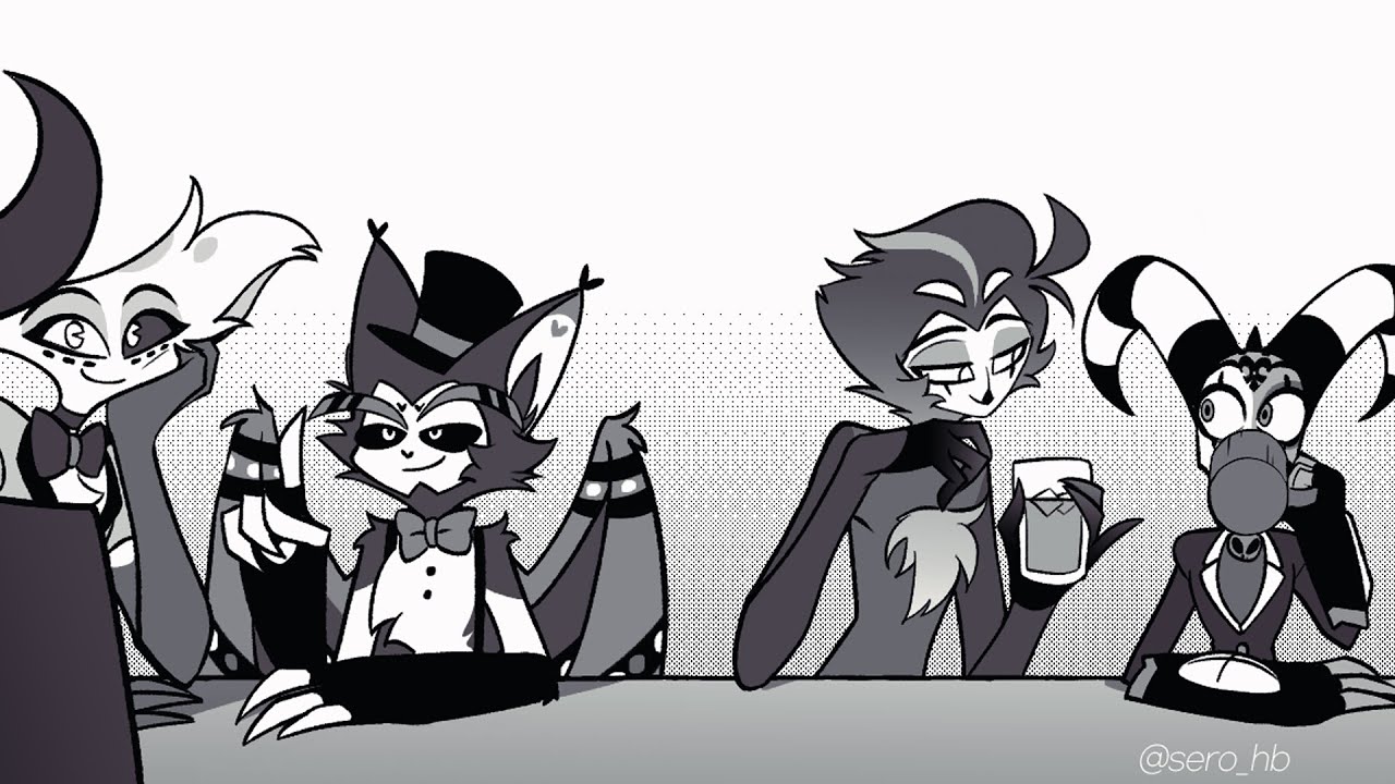 Fancy Drinks Helluva Boss Hazbin Hotel Comic Dub Youtube