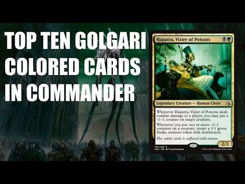 Top Ten Mtg Best Golgari Cards In Commander Youtube