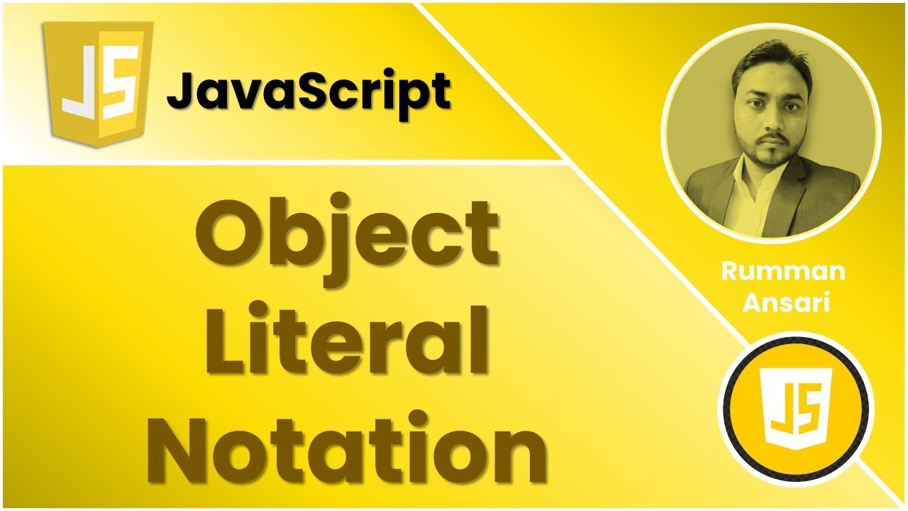 Object Literal Notation In Javascript Youtube