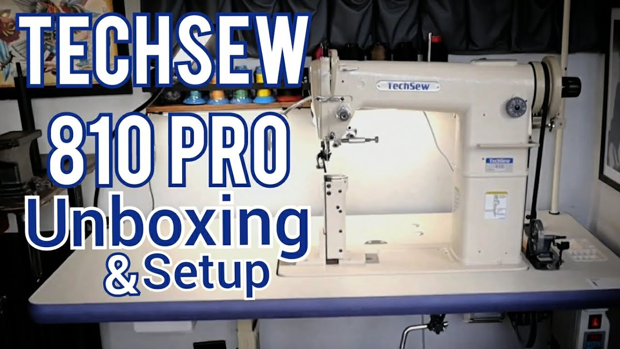 Techsew 810 Pro Unboxing And Setup Youtube