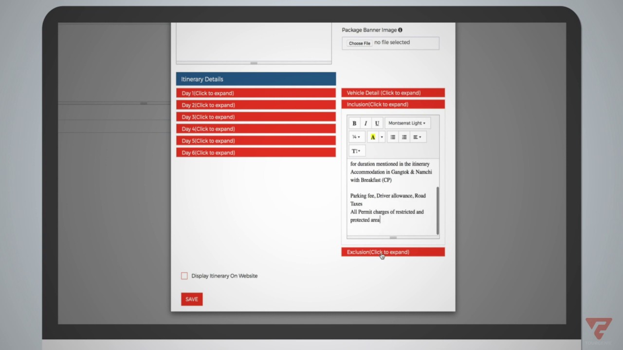 Tms Tutorial Create Packages Software For Tour Operator Youtube