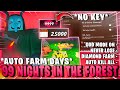 99 Nights In The Forest Script No Key Godmode Farm Diamonds Autofarm ...