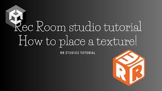 Rec Room Studio Tutorial How To Place A Texture Rd Gaming Mp3 Music ...