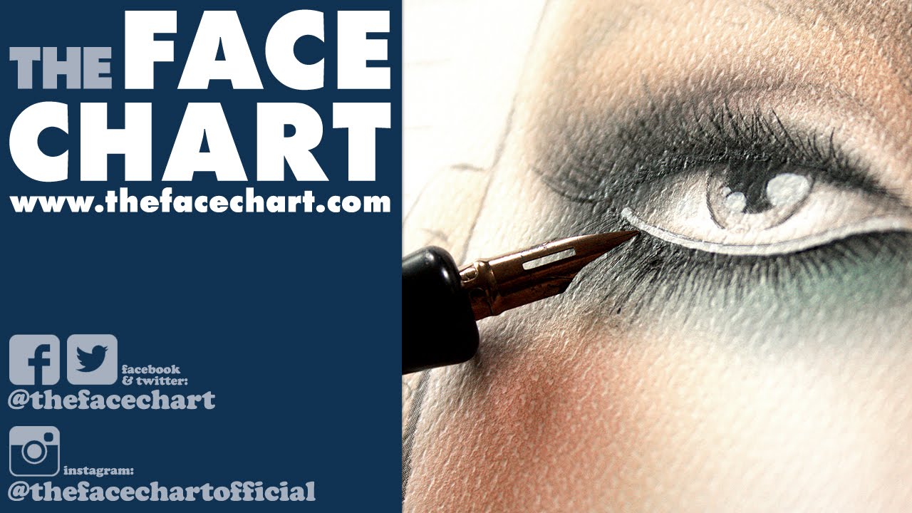 Makeup Face Chart How To Create Eyelashes Youtube