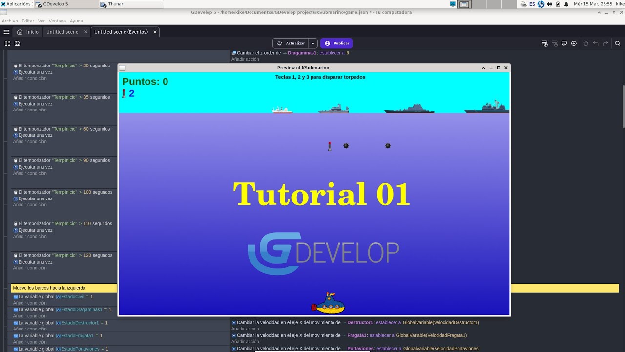 01 Tutorial Gdevelop Youtube