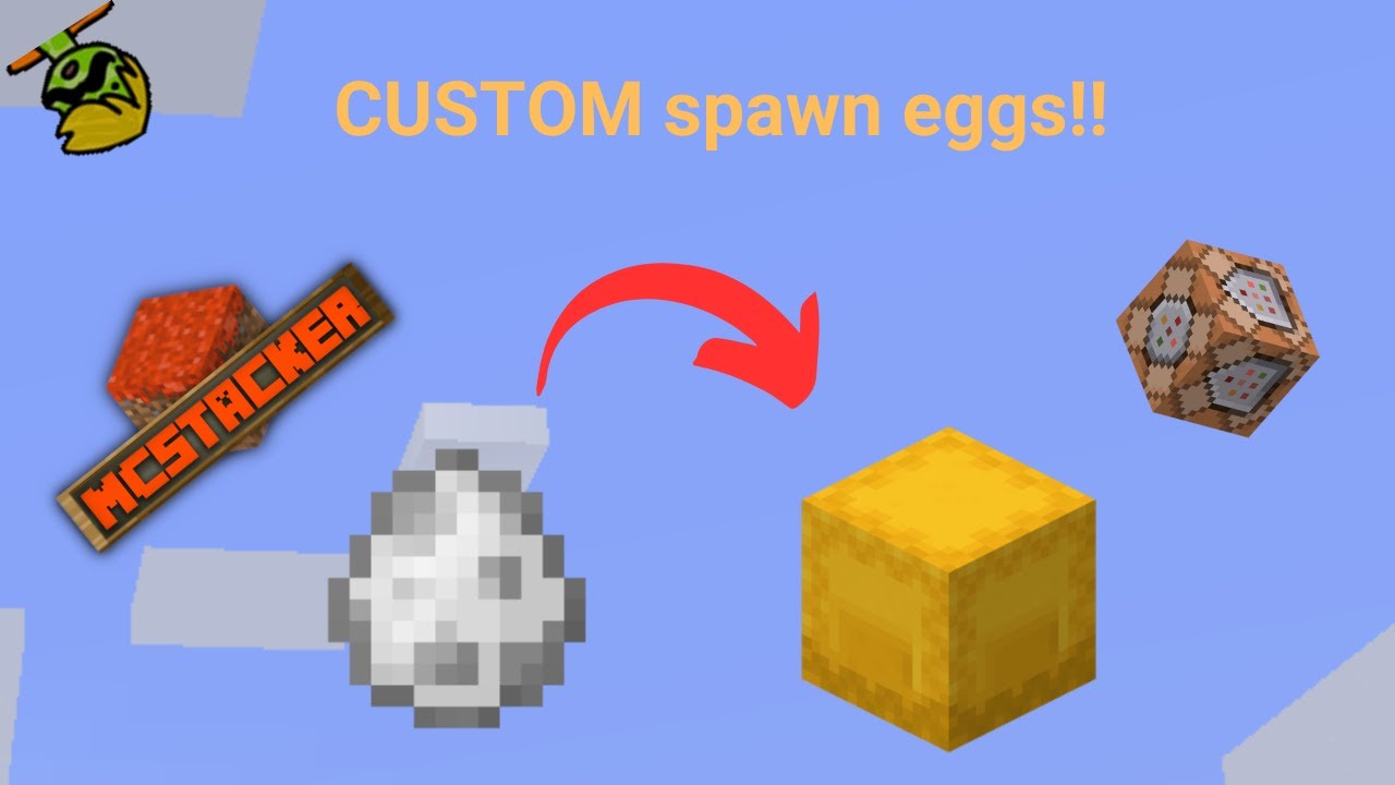 Custom Spawn Eggs In Minecraft Youtube