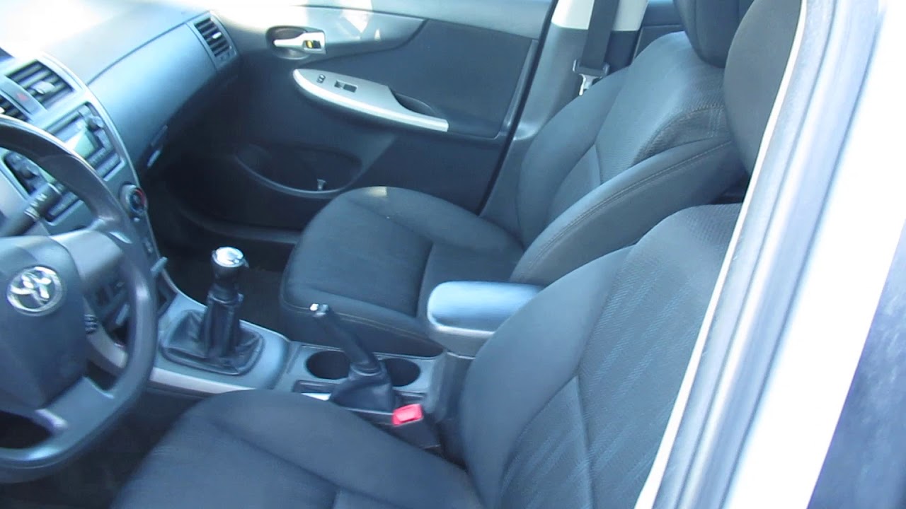 2012 Toyota Corolla S Manual Transmission Youtube
