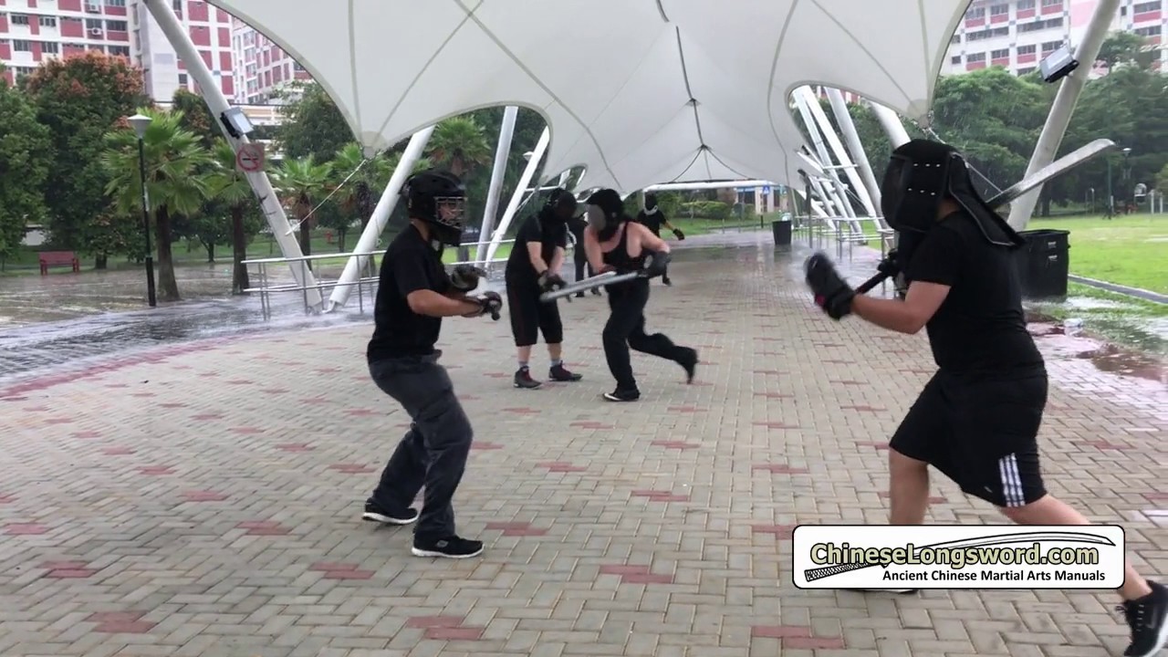 Chinese Broadsword Vs Katana Practice Fight Youtube