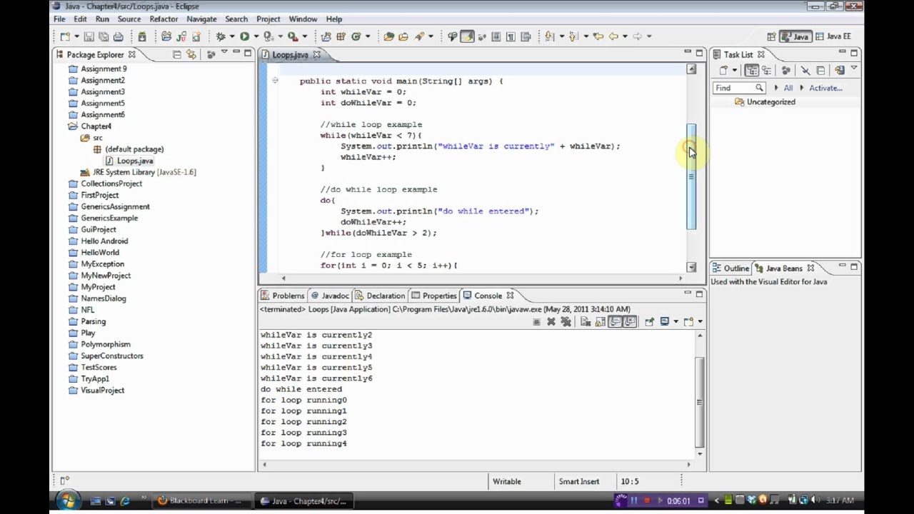 Java Loops Example Youtube
