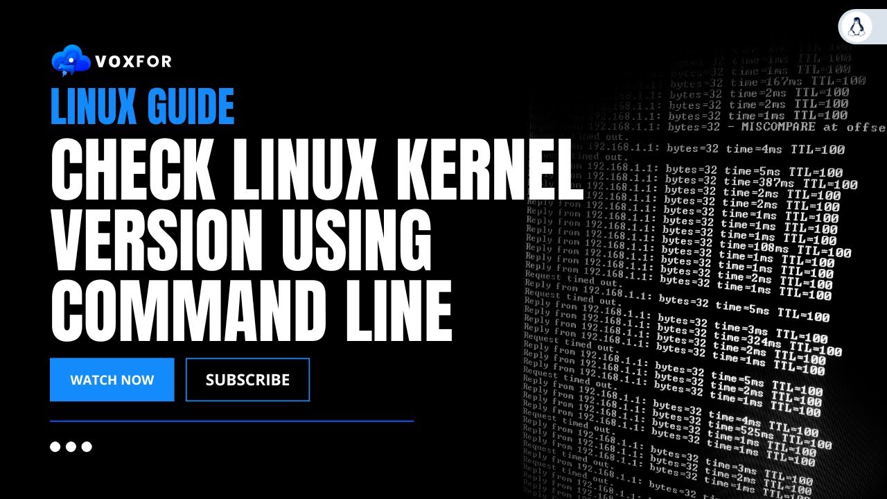 How To Check Linux Kernel Version Using Command Line Youtube