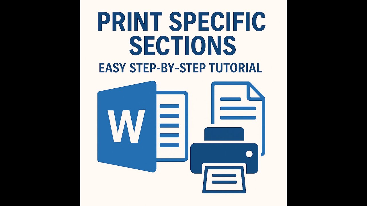 Print Specific Sections In Microsoft Word Easy Step By Step Tutorial