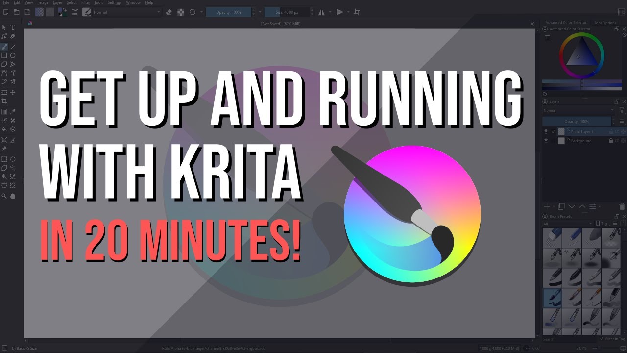 Start Digital Art Right Essential Krita Foundations Youtube