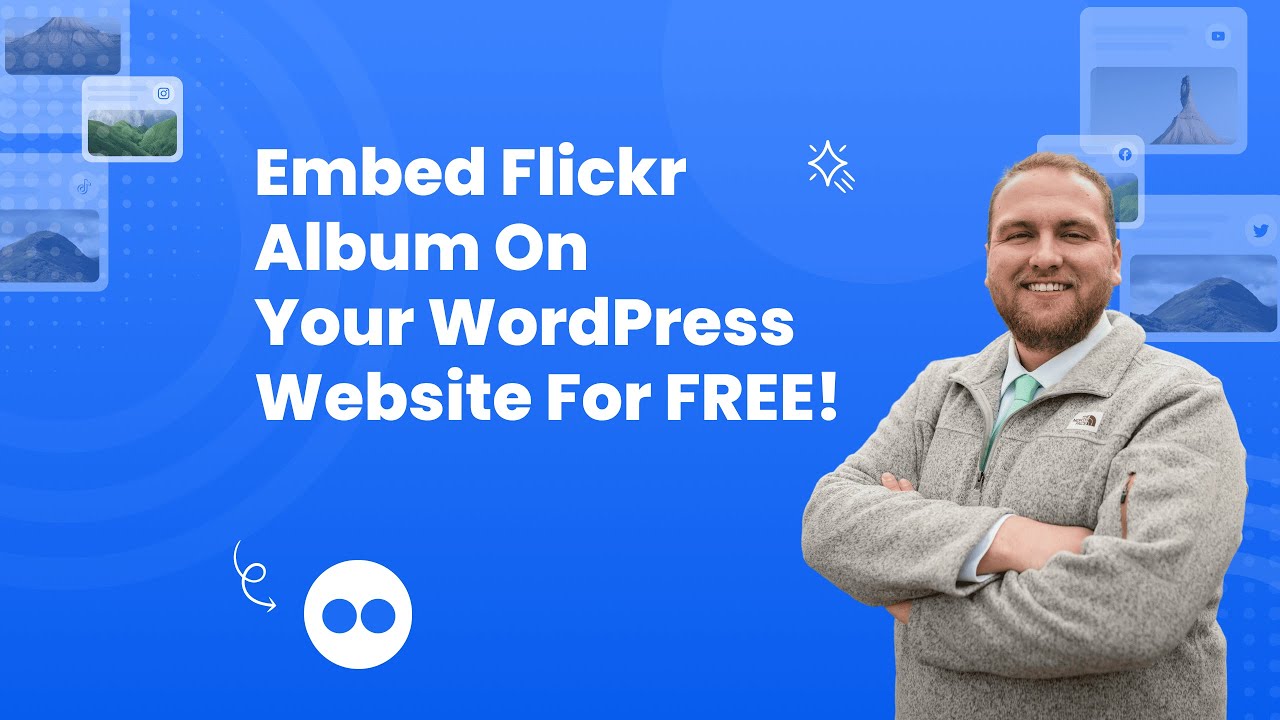 How To Embed Flickr Album One Album On Wordpress For Free Embed