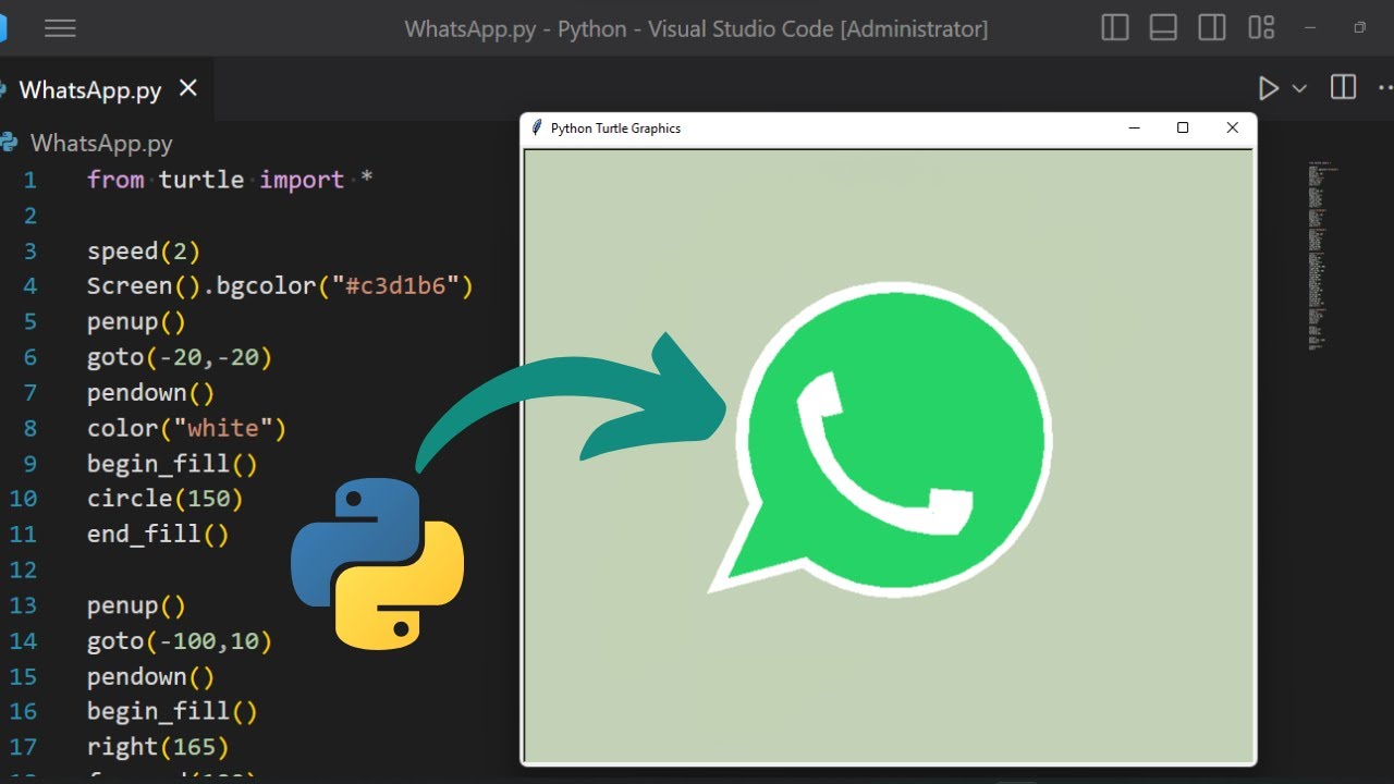 How To Create Whatsapp Logo Using Python Whatsapp Logo Design
