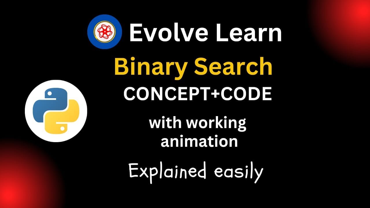 Binary Search Python Program Binary Search Binary Search Animation
