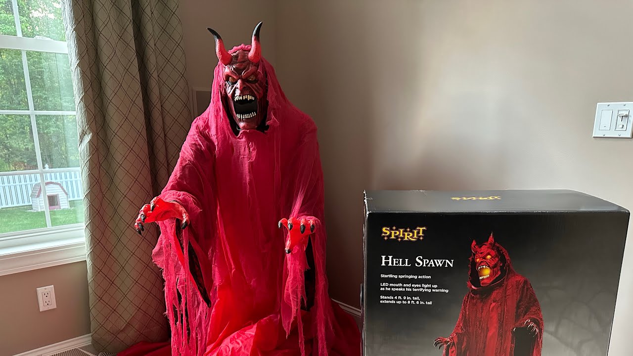 Spirit Halloween Hell Spawn Demo Youtube