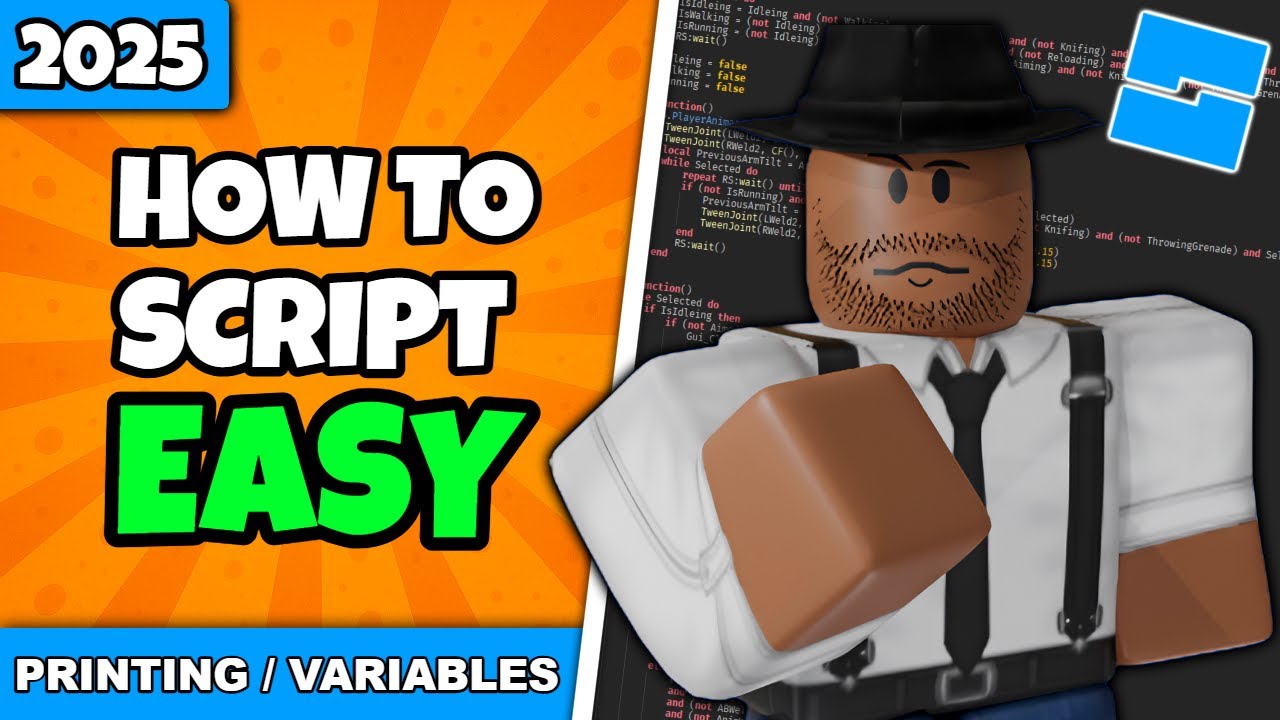 Printing Variables Made Easy How To Script In Roblox Studio 2025