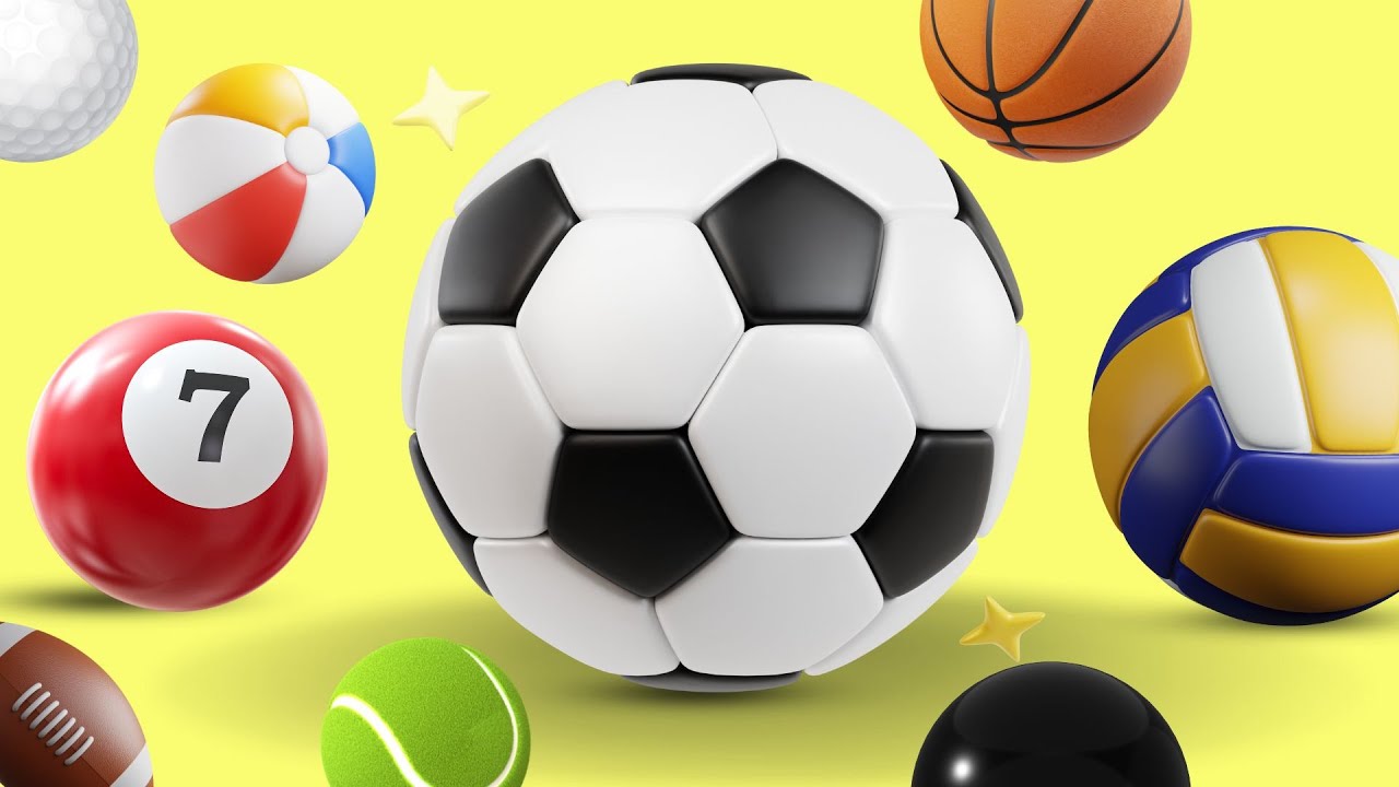 Very Easy Sports Balls For Kids Youtube