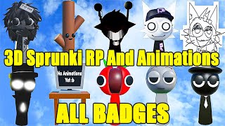 How To Find All Sprunki Morphs And Badges In 3d Sprunki Rp And