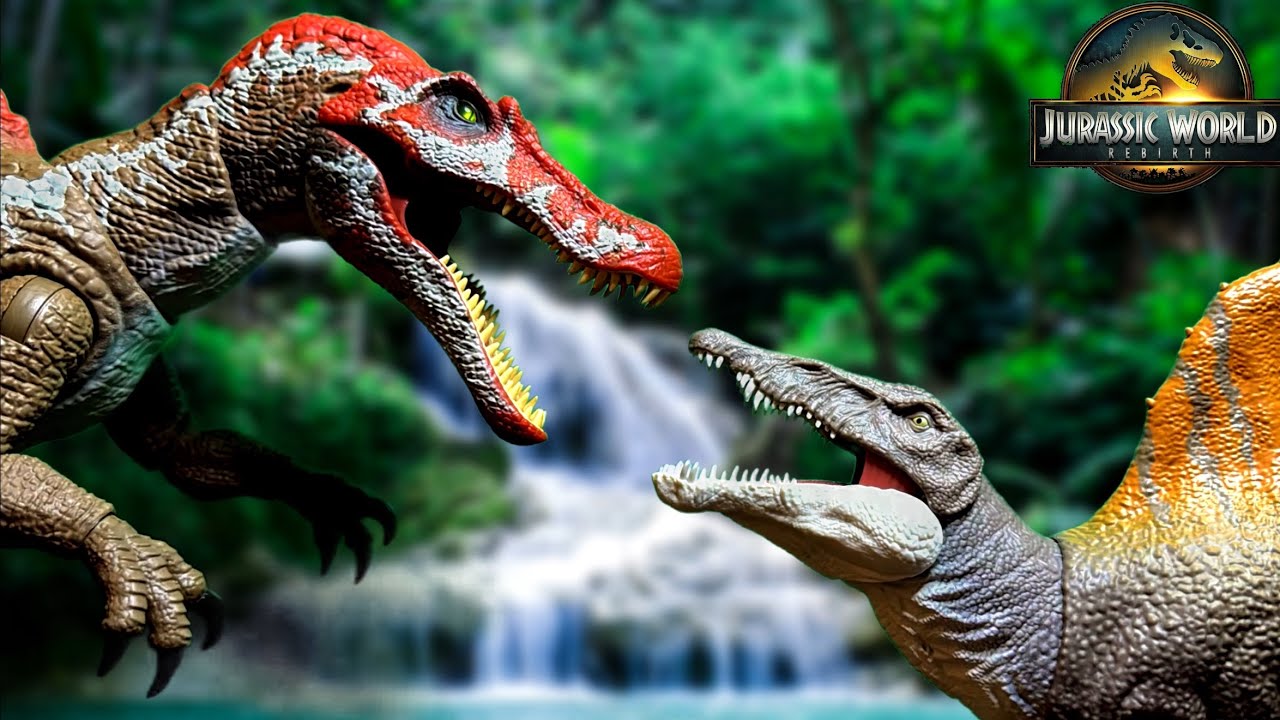 Jw Rebirth Spinosaurus Meets Jp3 Spinosaurus Jurassic World Rebirth