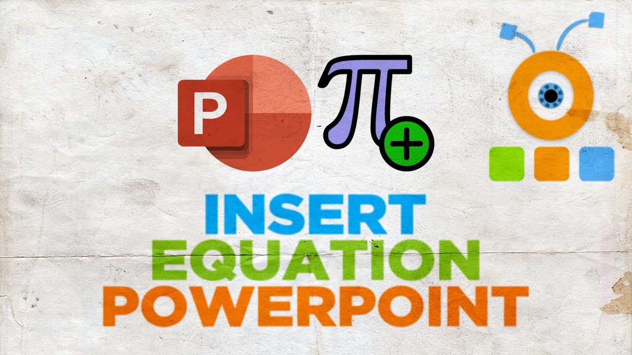 How To Insert Equation In Powerpoint Youtube