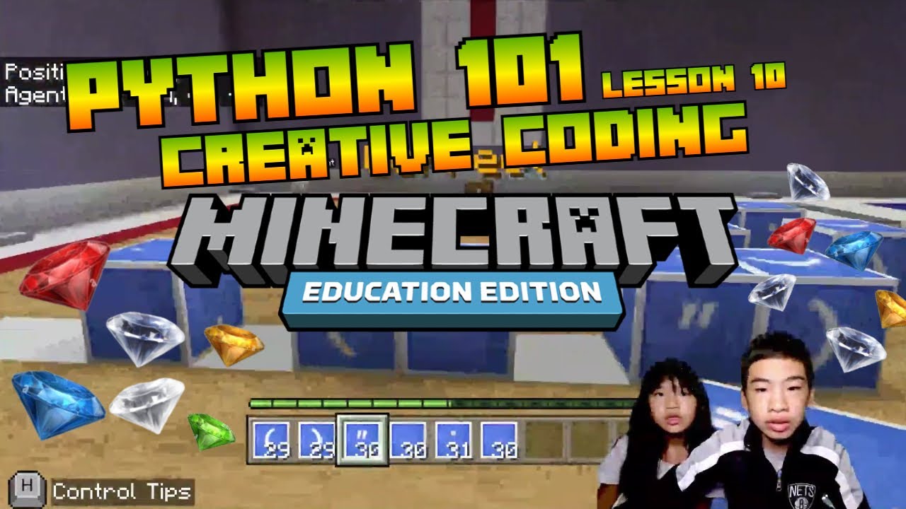 Minecraft Python 101 Lesson 10 Creative Coding Course Conclusion