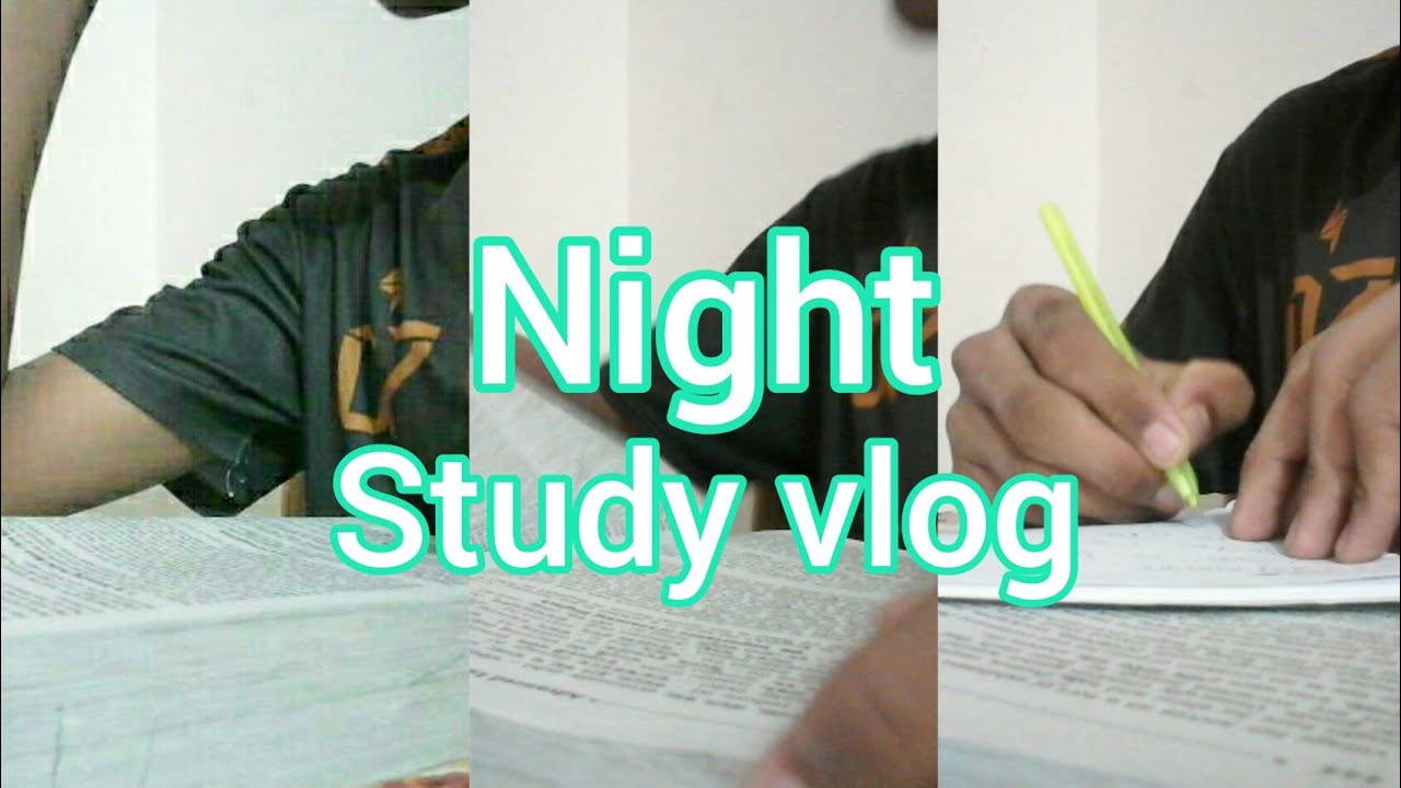 Night Study Vlog Final Examрџњї Productive Study Vlog Bangladesh Youtube