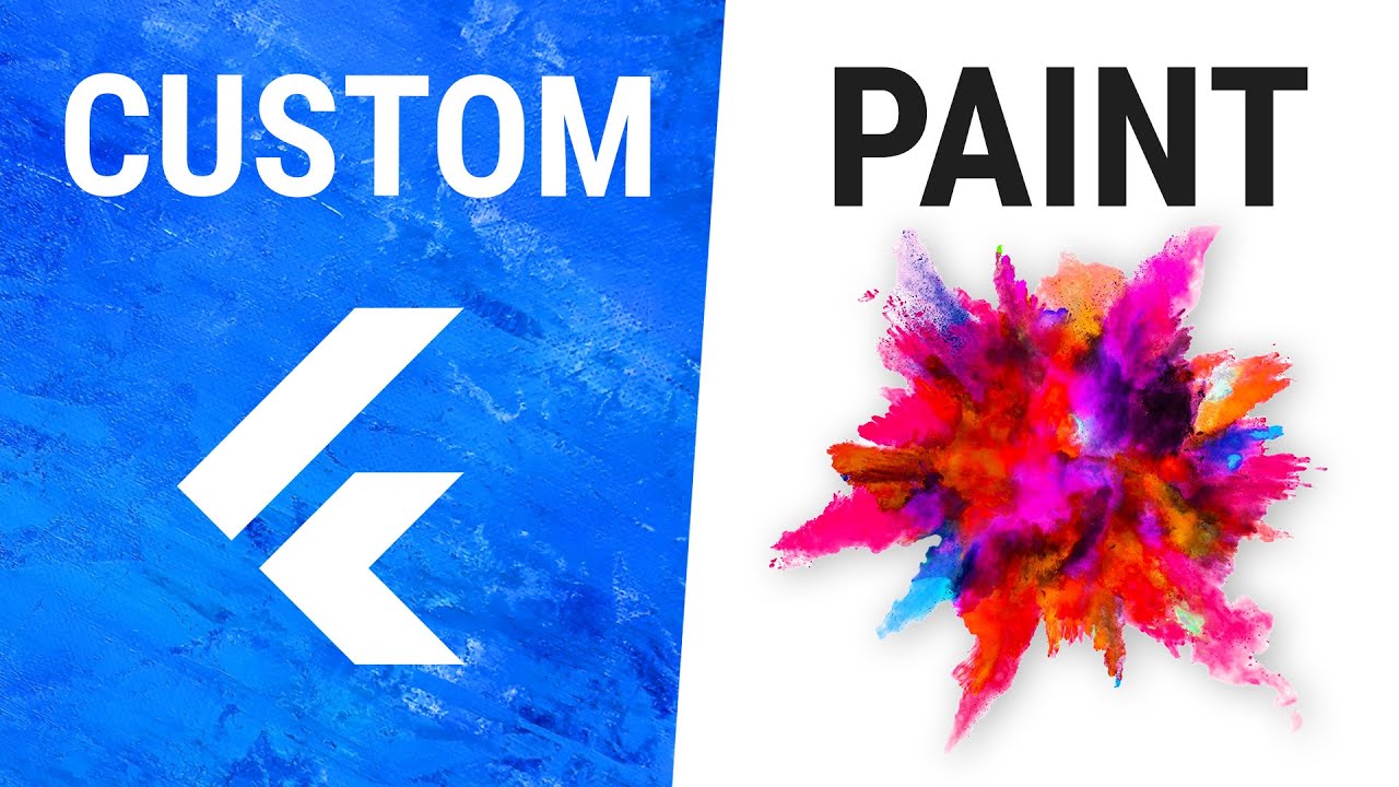 Flutter Custompaint Widget Youtube