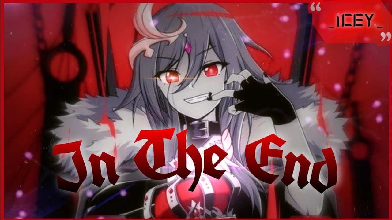 Nightcore In The End Lyrics Cover Rock Version Youtube