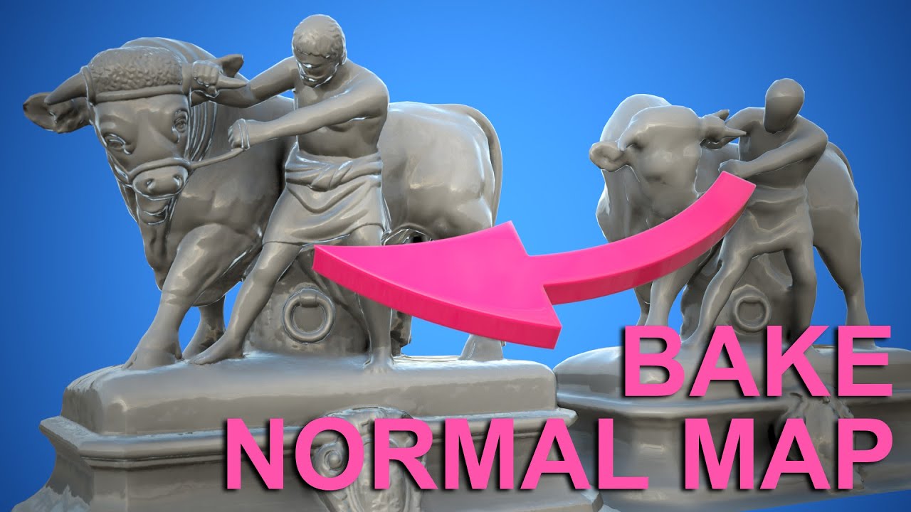 Bake Normals Map In 3ds Max 2021 Tutorial Youtube