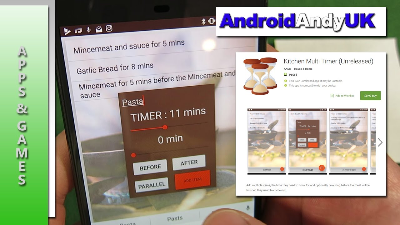 I Made An App Kitchen Multi Timer For Android Youtube