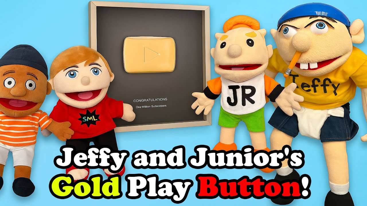 Sml Movie Jeffy And Junior S Gold Play Button Youtube
