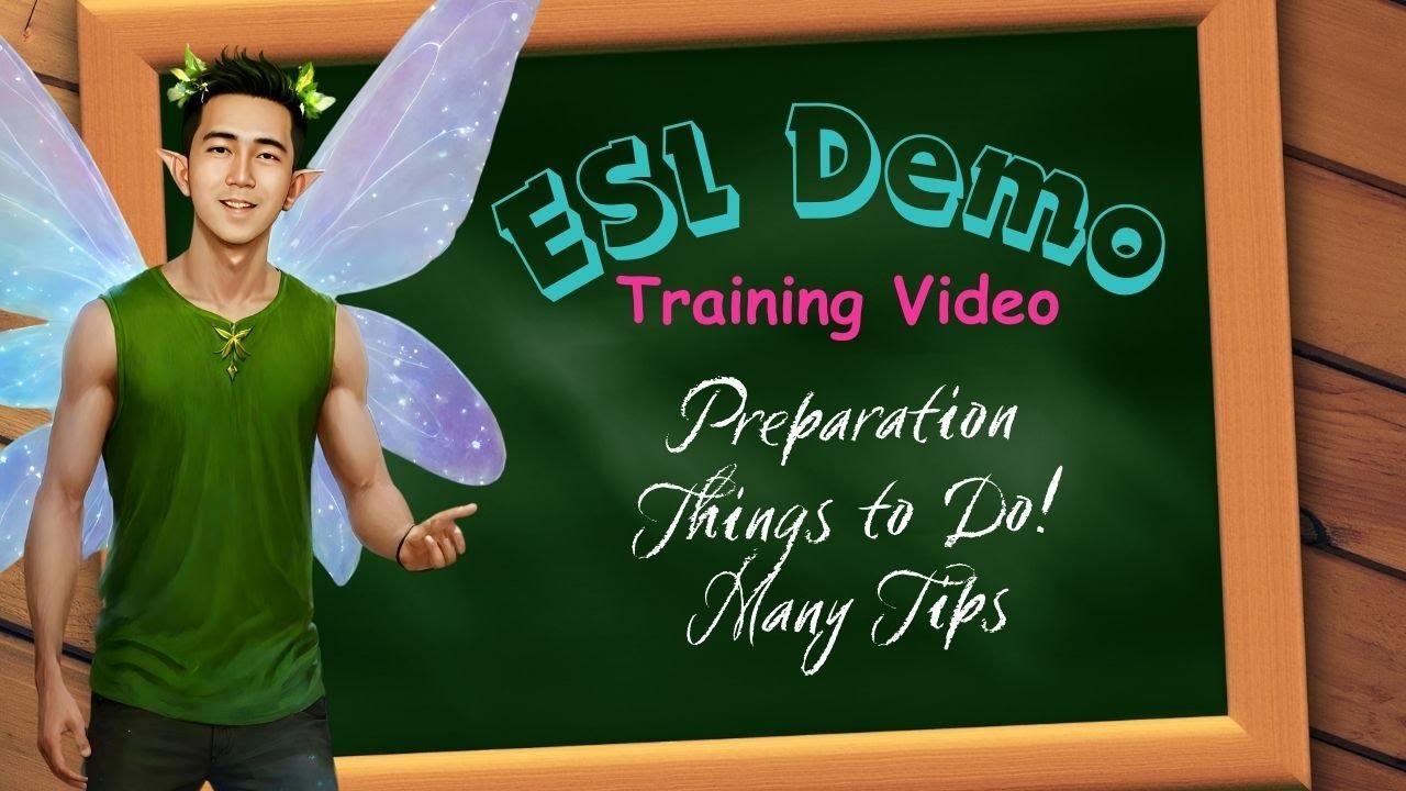 Esl Demo Teaching Training Video Youtube